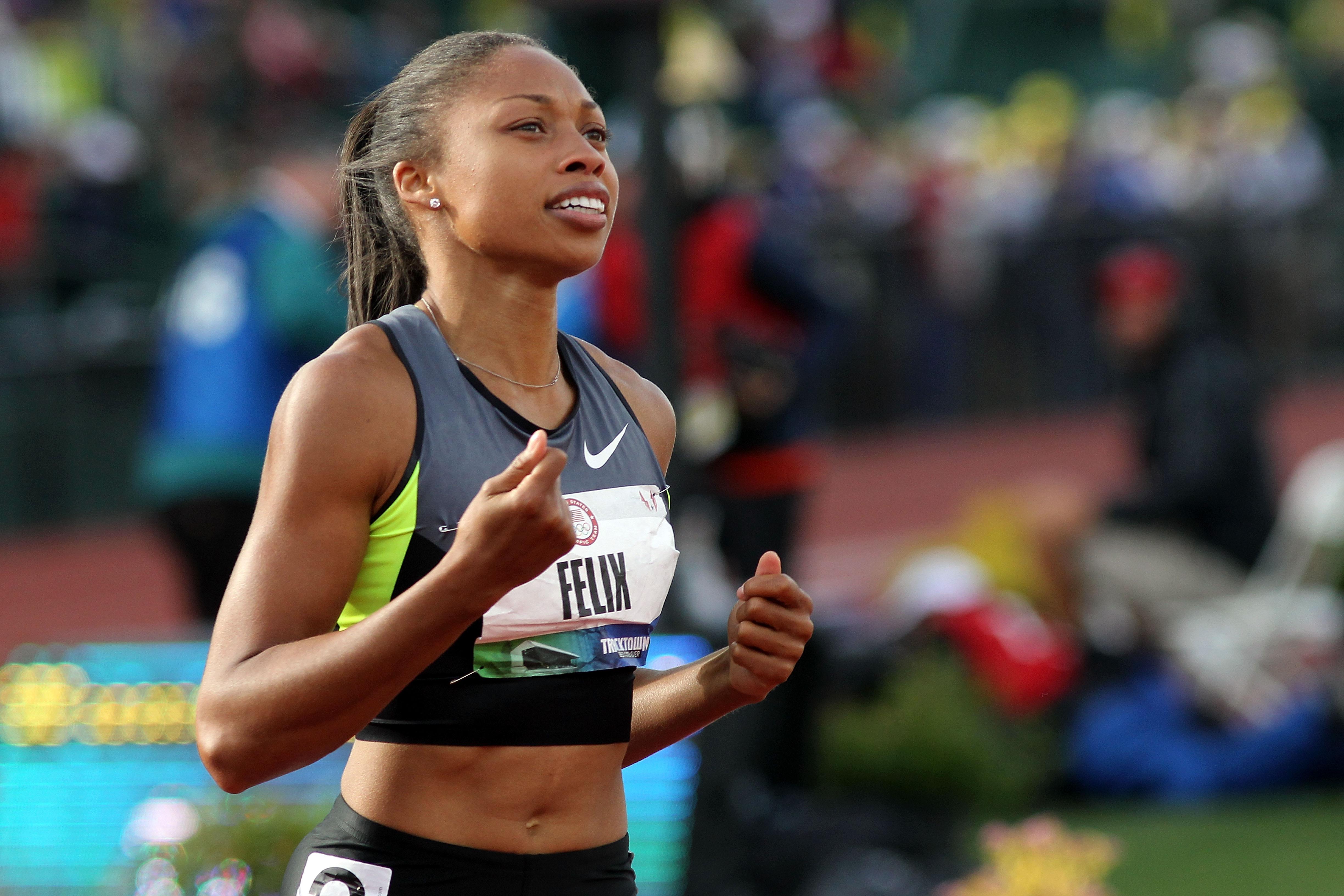 Olympic Sprinter Allyson Felix Strong Black Women Inspiration | Majic ...