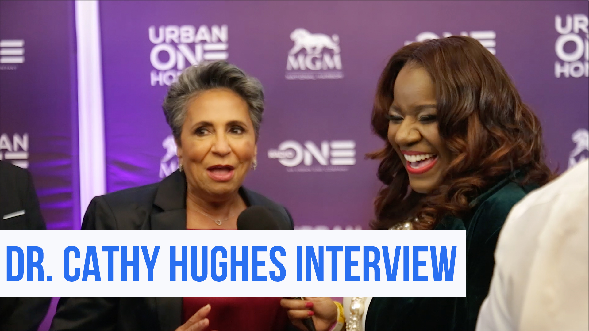 Urban One Honors Red Carpet: Cathy Hughes - Majic 102.3 - 92.7